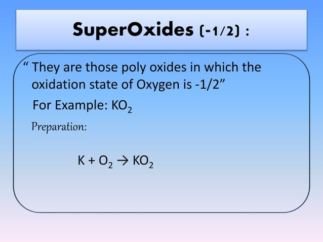 Oxides and their classification | PPTX | Chemistry | Science
