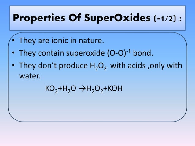 Oxides and their classification | PPTX | Chemistry | Science