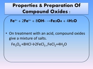 Oxides and their classification | PPTX