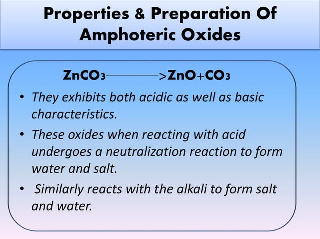 Oxides and their classification | PPTX | Chemistry | Science