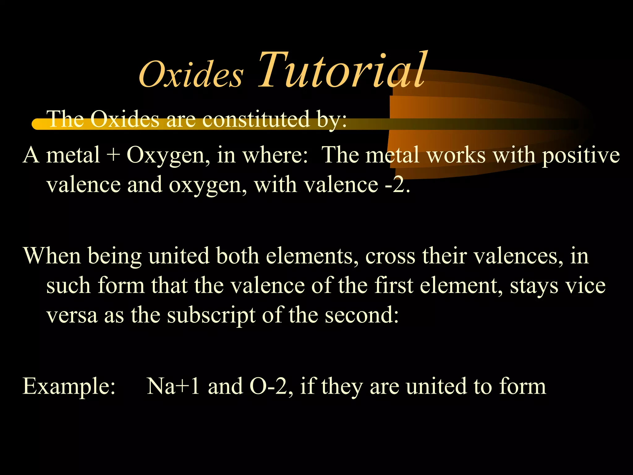 Oxides tutorial | PPT