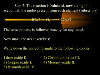 Oxides tutorial | PPT