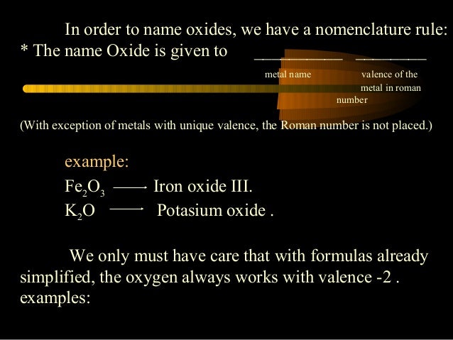 Oxides tutorial