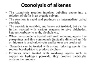 Oxidizing agents&ozonolysis | PPTX