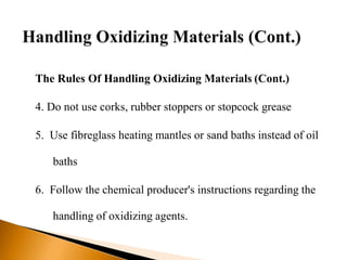 Oxidizing materials | PPT