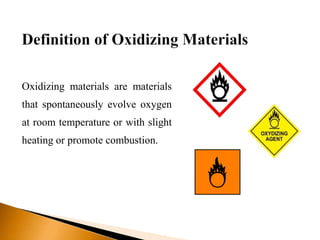 Oxidizing materials | PPTX