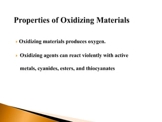 Oxidizing materials | PPT