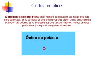Oxidos MetáLicos | PPT