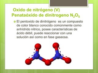 Ingenieria geografica y ambiental Oxidos de nitrogeno | PPTX