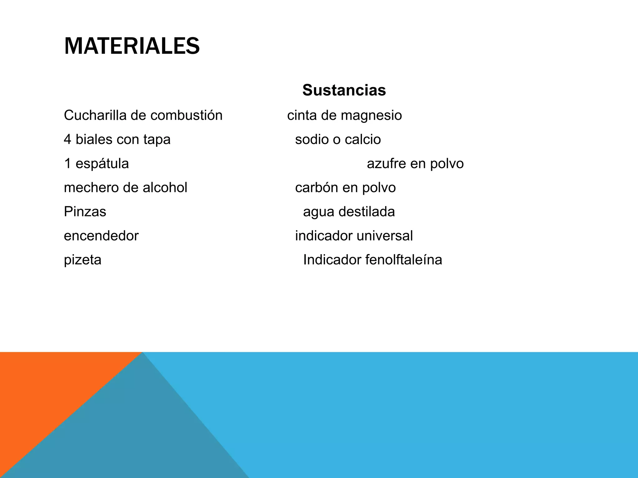 Oxidos metalicos y no metalicos | PPT