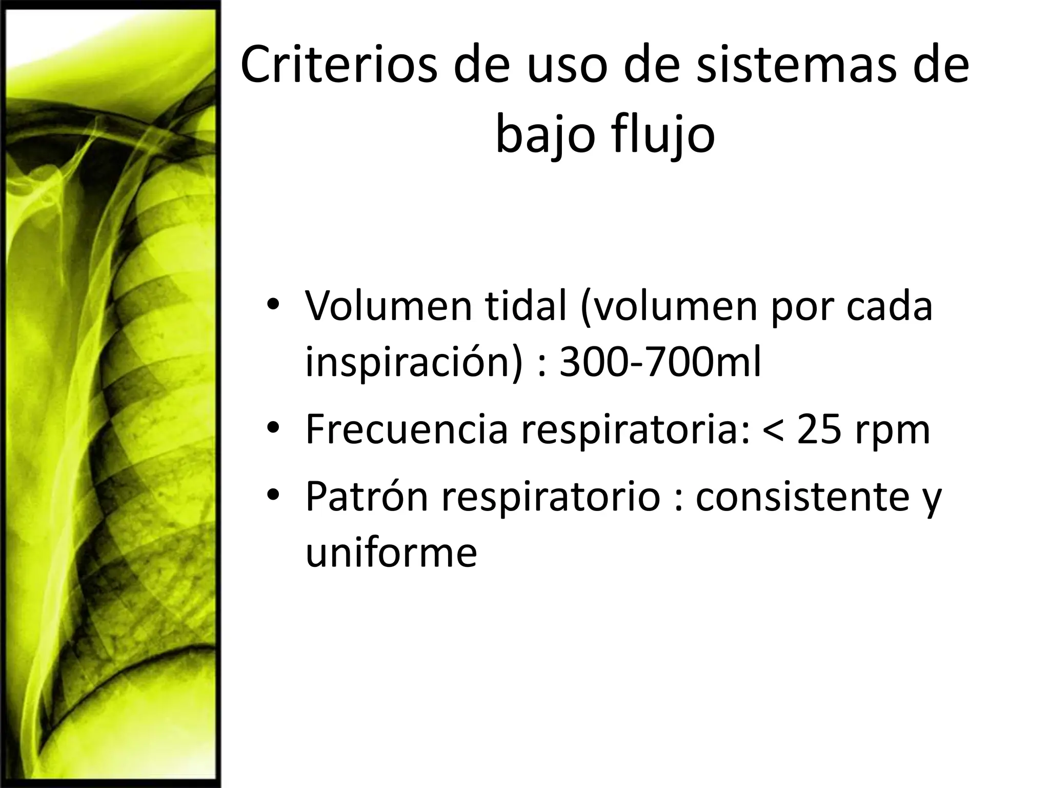 oxigenoterapia de bajo y alto flujo dispositivos | PPT