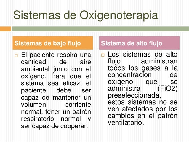 OXIGENOTERAPIA