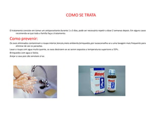 Oxiúros um parasita muito incomodativo | PPTX