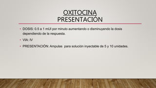 Oxitocina | PPTX