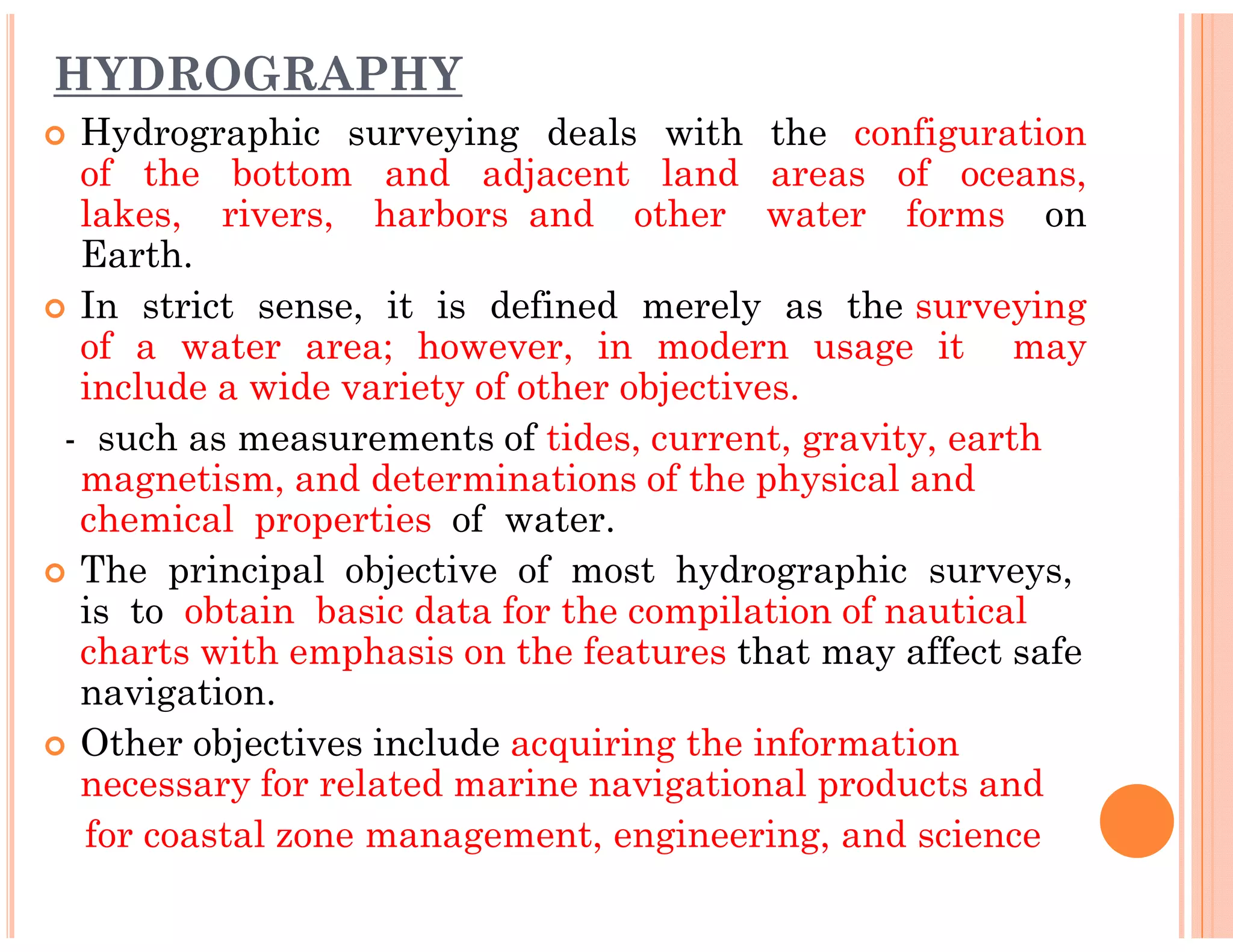 Hydrographic survey for std not print | PDF