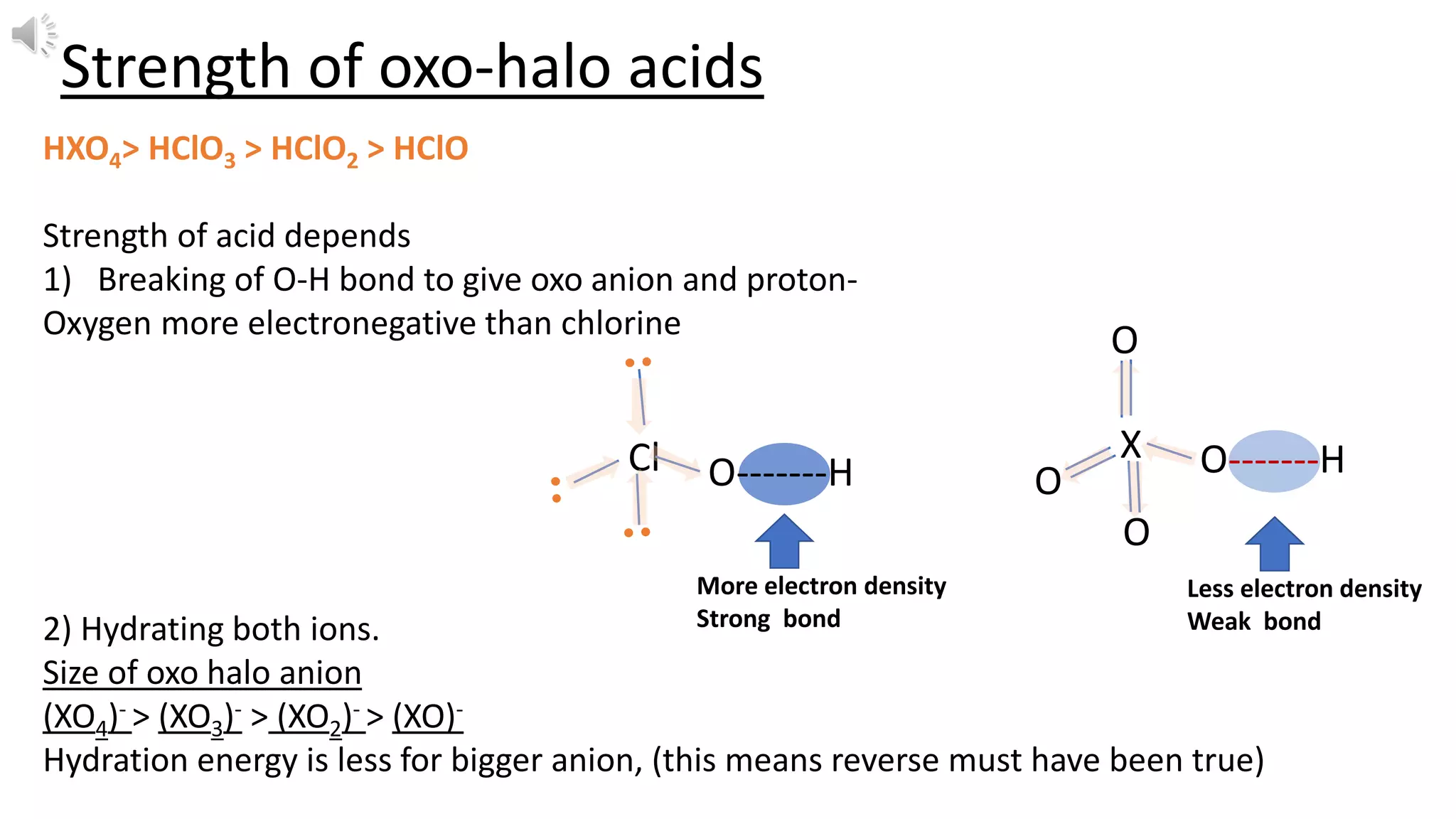 Oxo acids of halogens and their structures | PDF