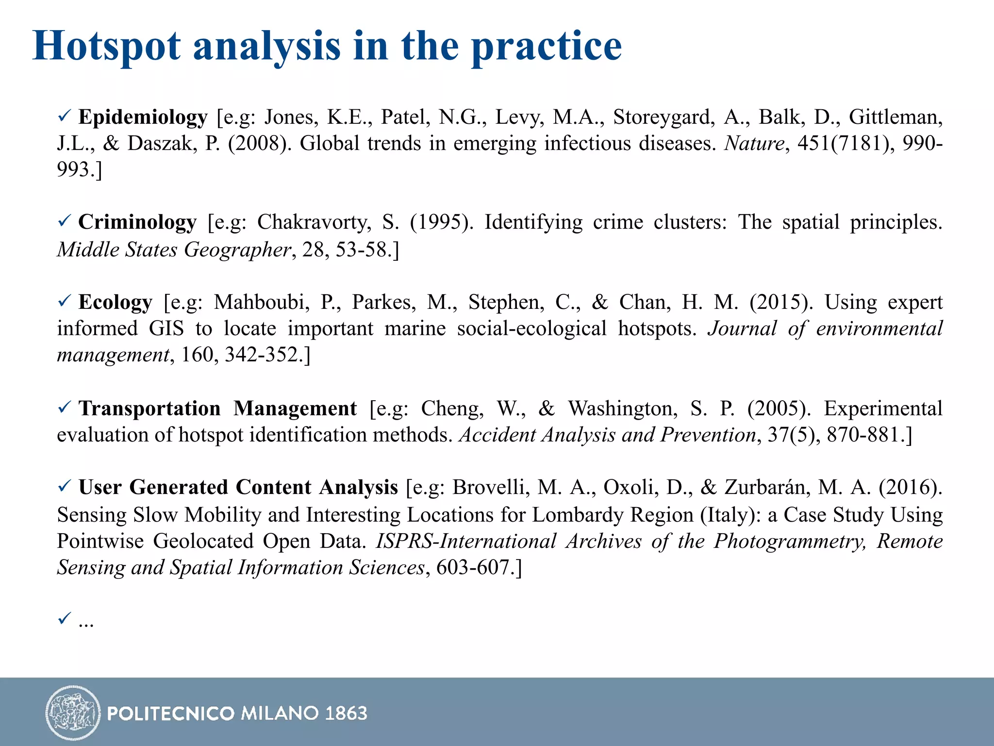 Hotspot Analysis with QGIS - FOSS4G-IT 2017 | PDF