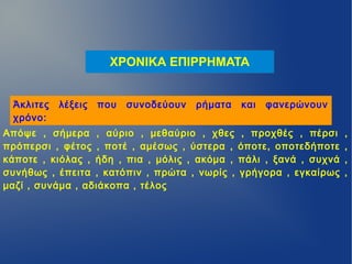 Ο χρόνος | PPT