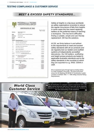 Backsafe Australia Ox scaffolding ladder_catalogue | PDF