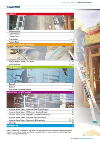 Backsafe Australia Ox scaffolding ladder_catalogue | PDF