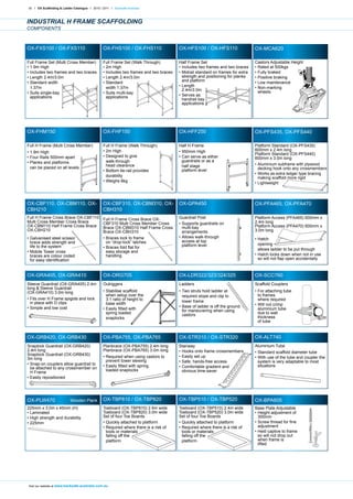 Backsafe Australia Ox scaffolding ladder_catalogue | PDF