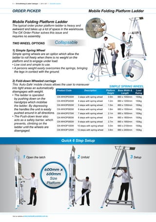 Backsafe Australia Ox scaffolding ladder_catalogue | PDF