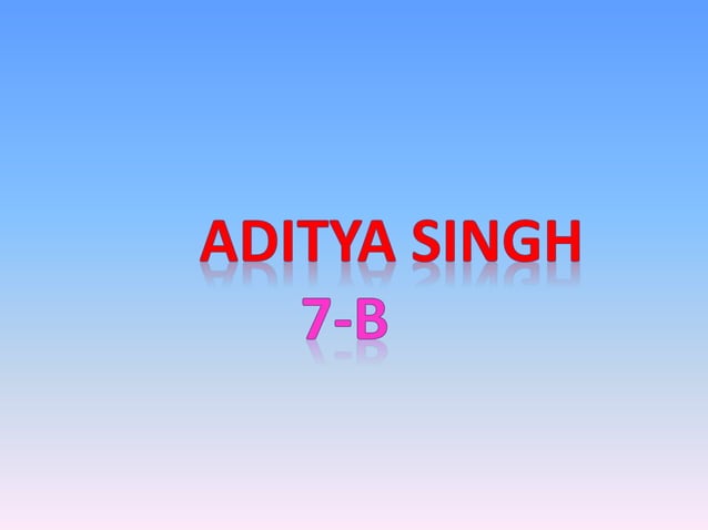 Aditya hindi | PPTX