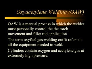 Oxyacetylene Welding | ODP