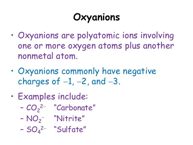 Oxyanion - Alchetron, The Free Social Encyclopedia