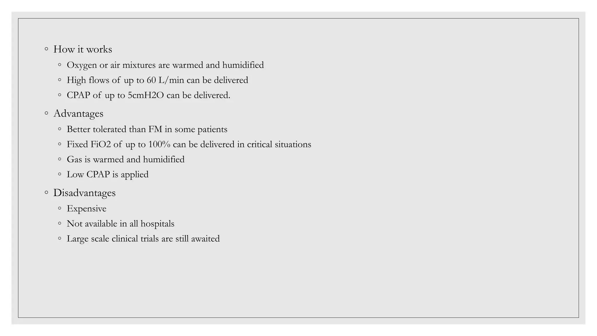 Oxygen delivery devices | PDF