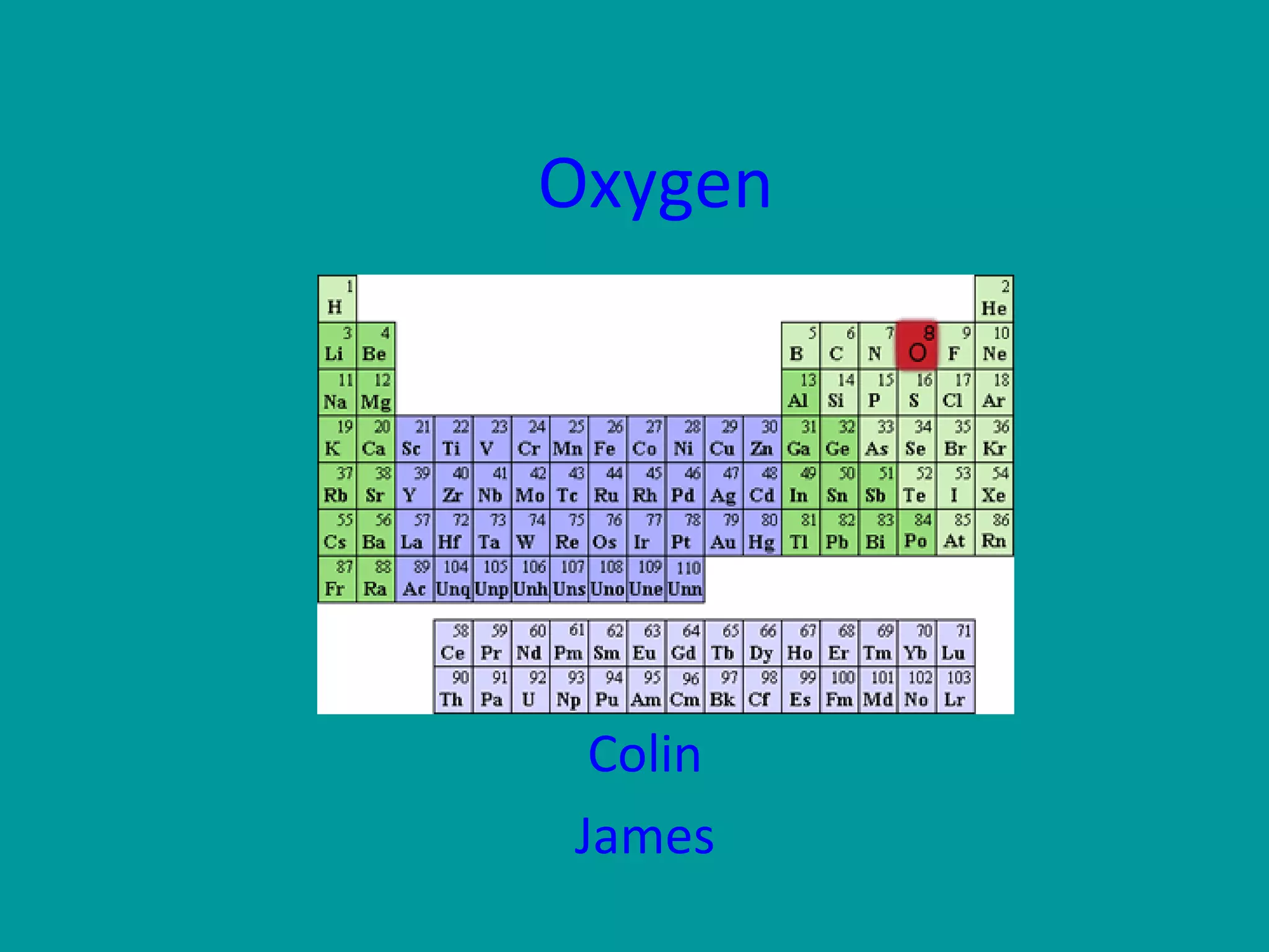 Oxygen | PPT