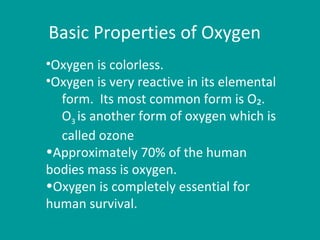 Oxygen | PPT