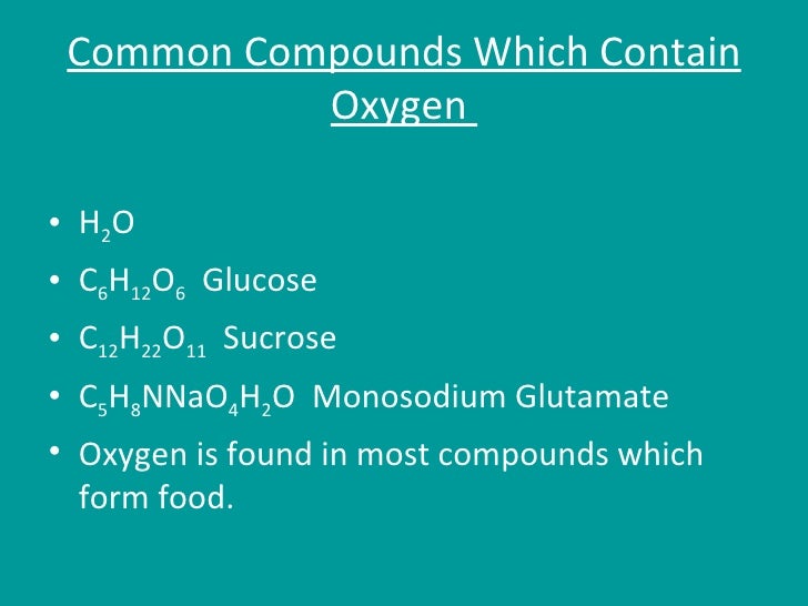 Oxygen