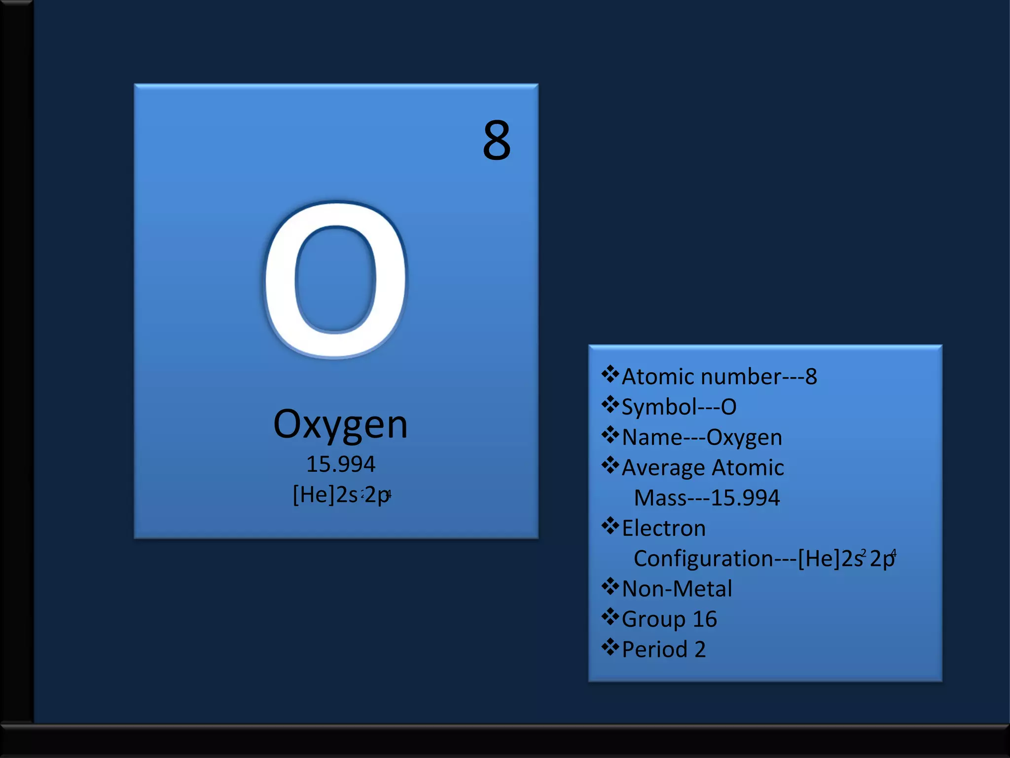Oxygen | PPT