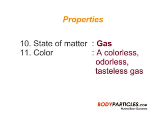 Oxygen Element's Properties and Facts | ODP