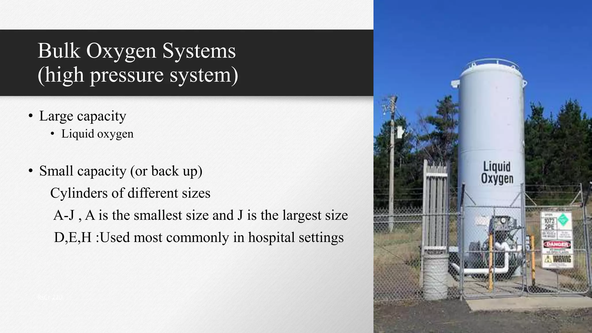 Oxygen MANUFACTRE STORAGE PREPERATION AND CLINICAL ASPECT | PPTX