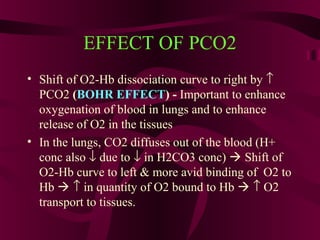 Pneumology - Oxygen and-carbon-dioxide-transport | PPT