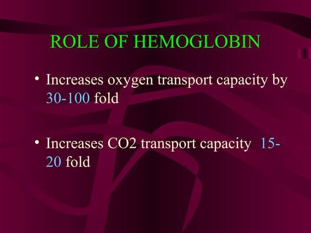 Pneumology - Oxygen and-carbon-dioxide-transport | PPT