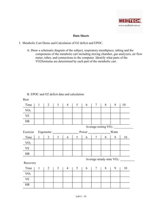 Oxygen consumption | PDF
