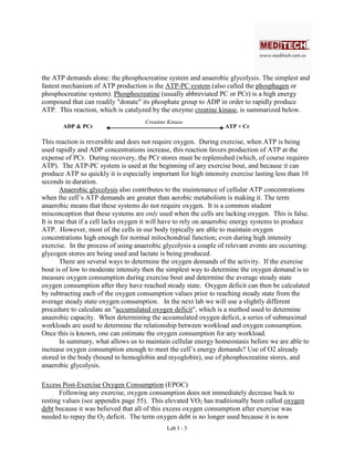 Oxygen consumption | PDF