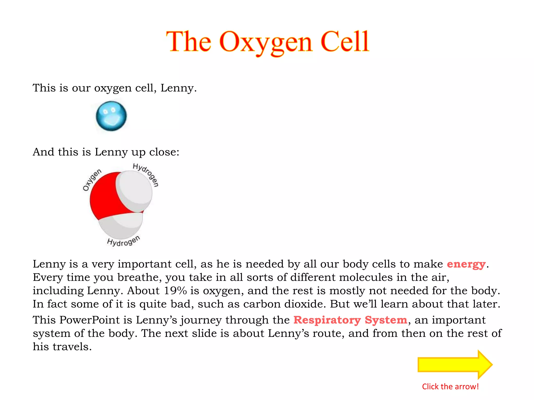 Oxygen through the Respiratory System | PPTX