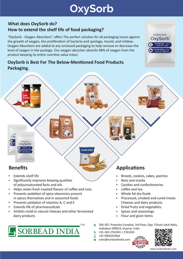What is Oxygen Absorbers | OxySorb-Food Packaging Protector | PDF