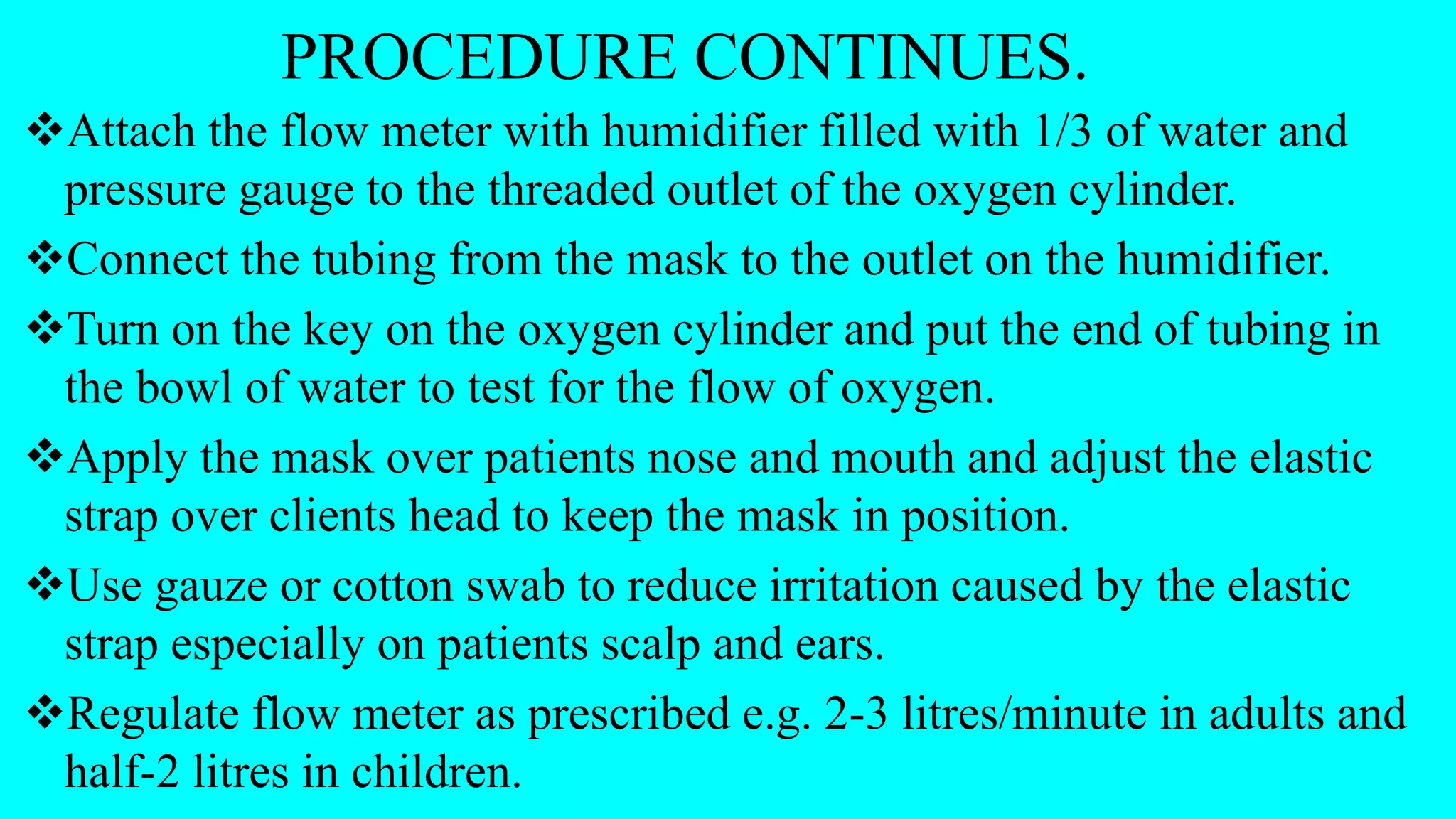 Oxygen administration | PPTX