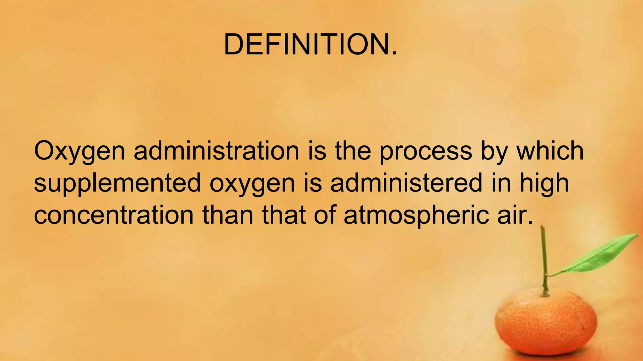Oxygen administration | PPTX