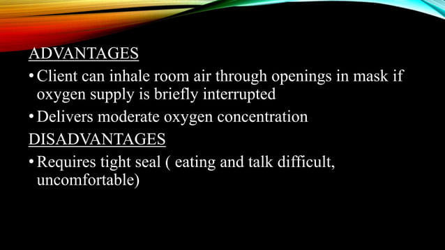 Oxygen administration | PPTX | Lung and Respiratory Health | Diseases ...