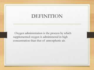 Oxygen administration | PPT