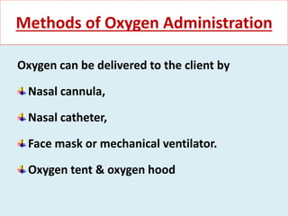 Oxygen administration | PPT