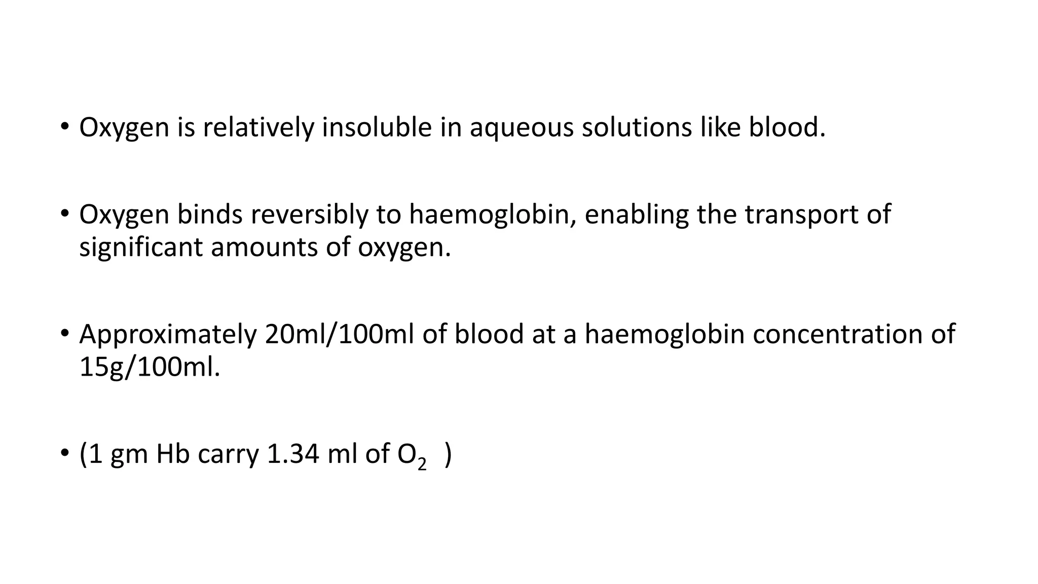 Oxygen and carbon dioxide transport | PPTX