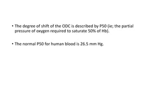 Oxygen and carbon dioxide transport | PPTX