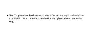 Oxygen and carbon dioxide transport | PPTX